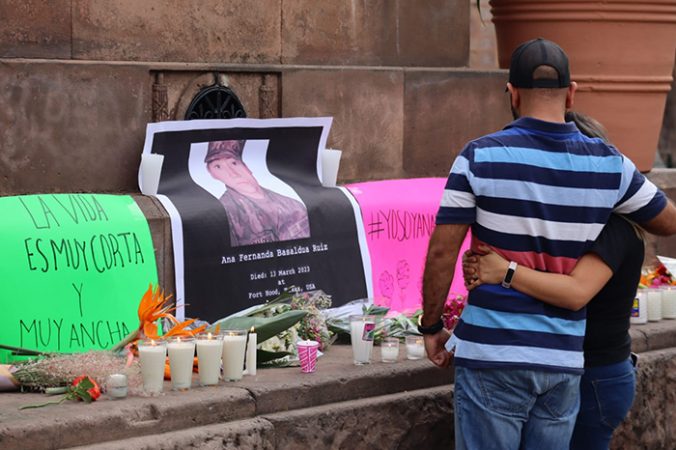 Exigen justicia para Ana Fernanda Basaldua, soldado michoacana hallada ...