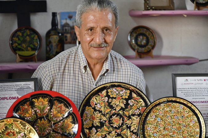 Laca perfilada: un tesoro de Pátzcuaro
