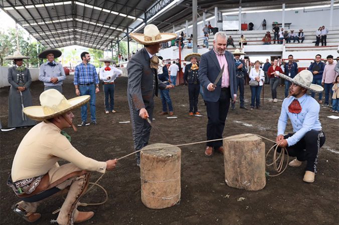 Bedolla inaugura Campeonato Estatal Charro 2026 en Michoacán